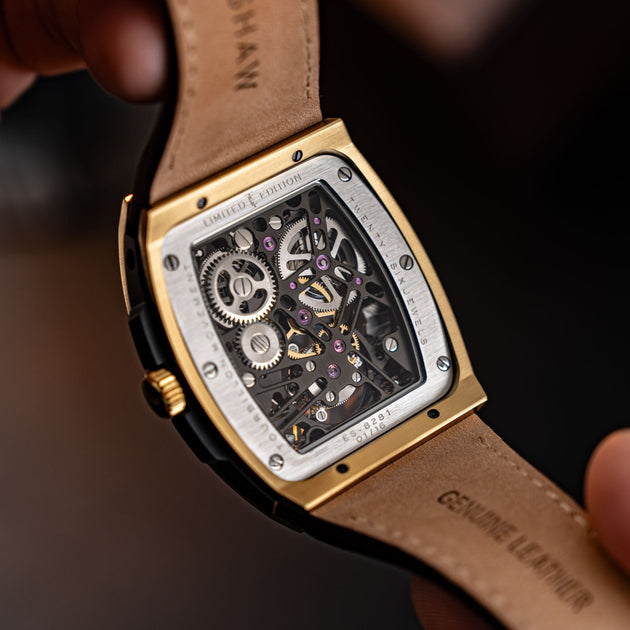 Motion Invincible Tourbillon Tonneau Limited Edition Aurum Gold – Watches.com