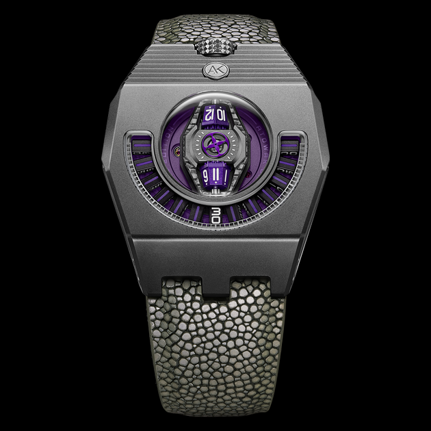 Atowak Manta-X Swiss Automatic Titanium Violet Purple – Watches.com