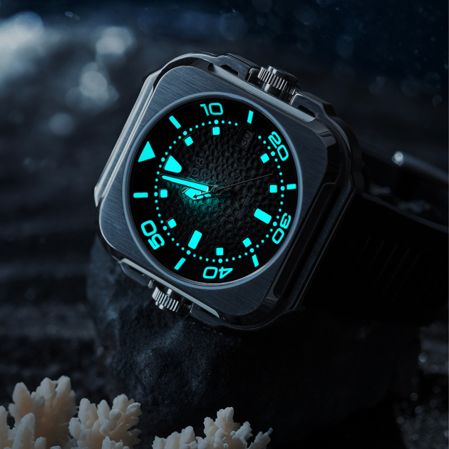 OLTO-8 Coral Steward Diving Automatic Watch Shadow Black – Watches.com