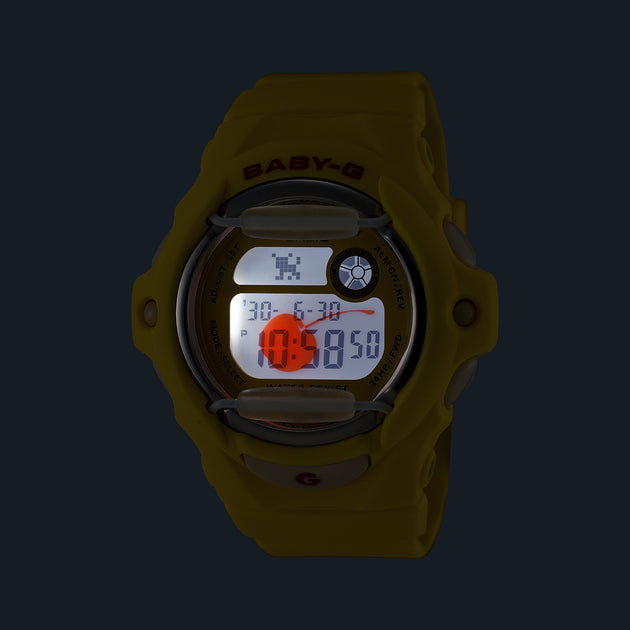 G-Shock BG169 Baby-G Yellow | Watches.com