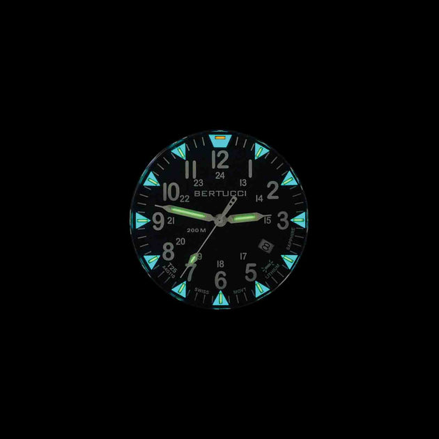 Bertucci A-4TS Super Yankee Solar All Black | Watches.com