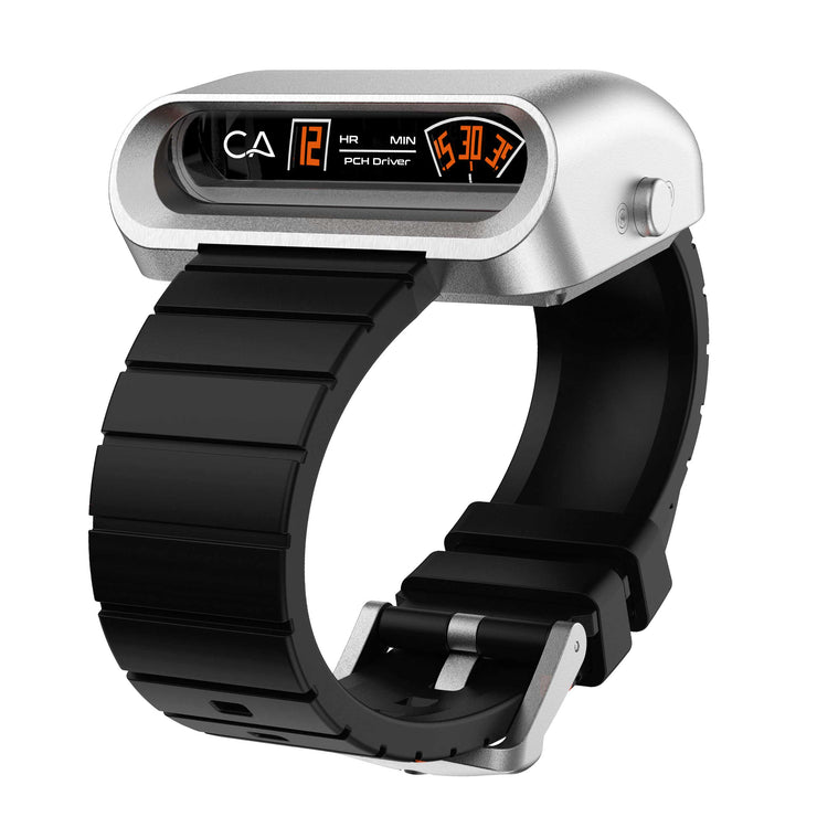 California Watch Co. PCH Driver Jump Hour Black Silver | Watches.com