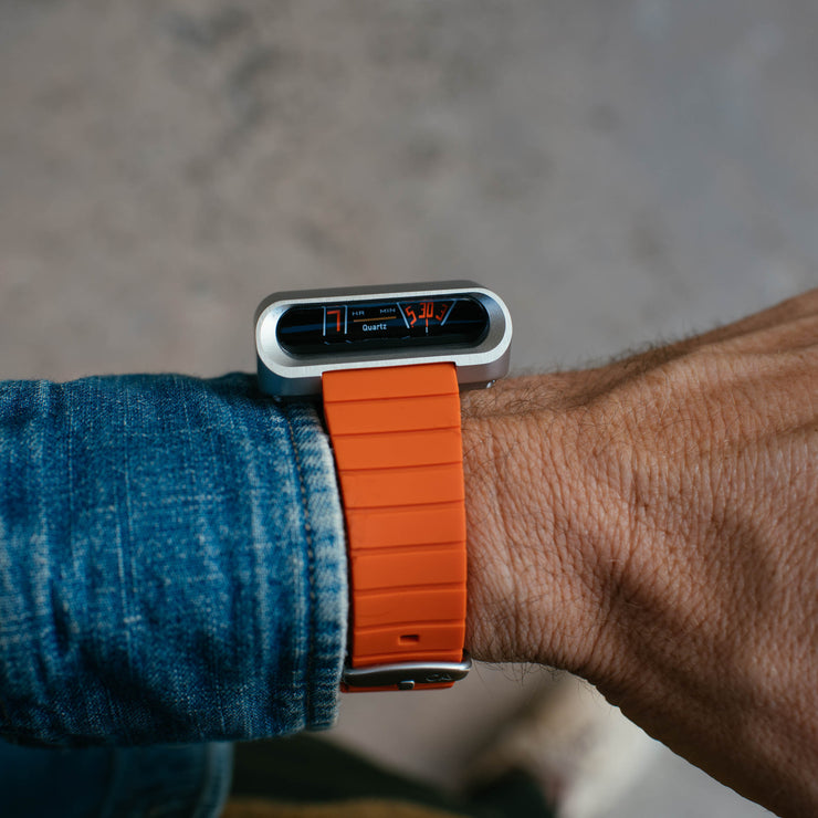 California Watch Co. PCH Driver Jump Hour Sunset Orange | Watches.com