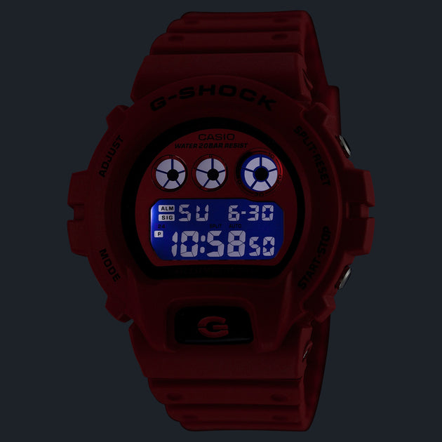 G-Shock DW6900 Digital Iconic Red | Watches.com