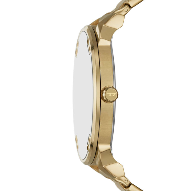 Diesel Mr. Daddy Slim Gold SS | Watches.com