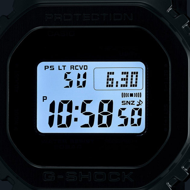 G-Shock GMWB5000 Full Metal Digital Black Red Silver | Watches.com