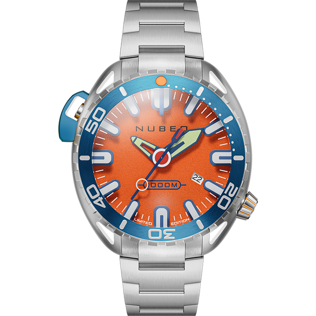 Nubeo Aluminaut Automatic Limited Edition Blaze Orange – Watches.com