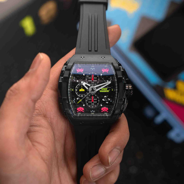 Nubeo Magellan Chronograph Space Invaders Limited Edition Astro Ash ...