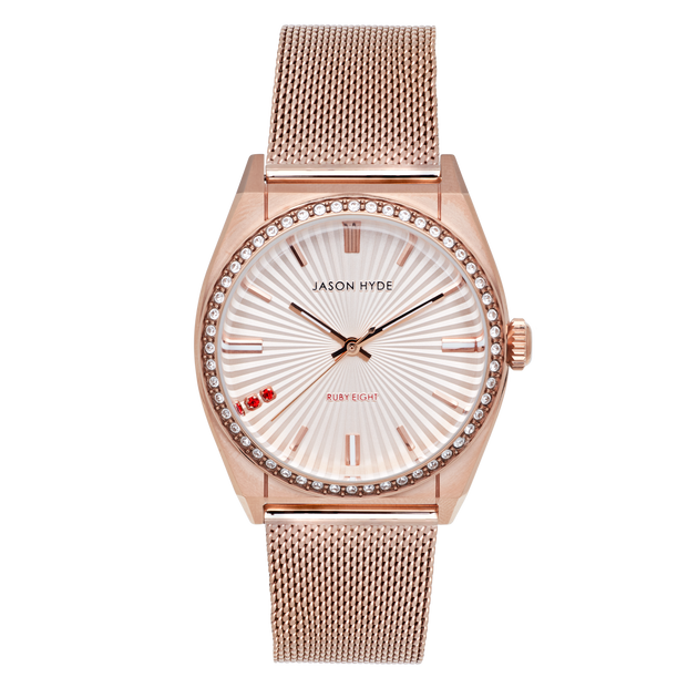 Jason Hyde Ruby Eight 36mm Sunray Rose – Watches.com