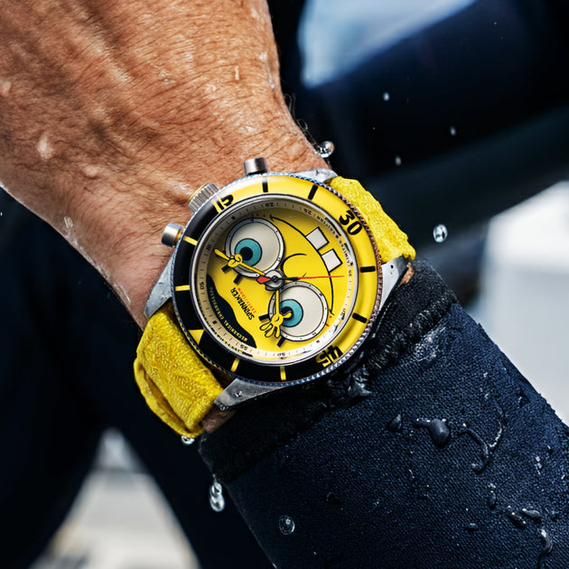 Spinnaker Fleuss Mechanical Chronograph SpongeBob SquarePants Eyedial ...