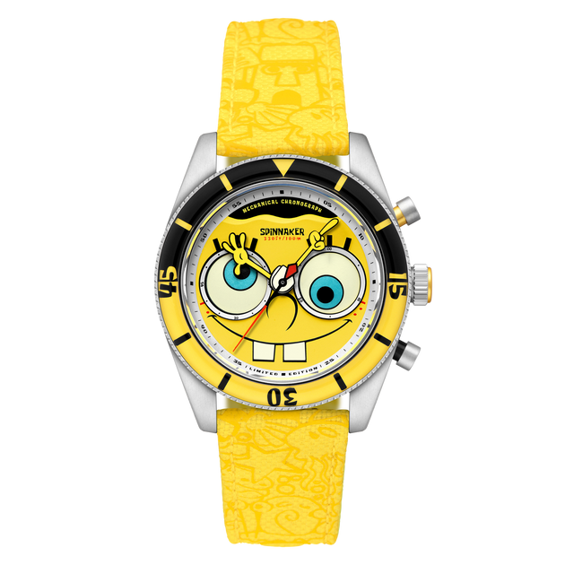 Spinnaker Fleuss Mechanical Chronograph SpongeBob SquarePants Eyedial ...