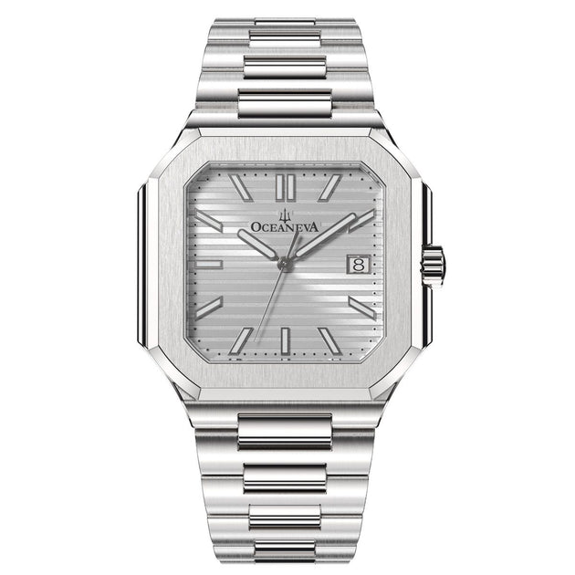 Oceaneva Tenuis Ultra‑Thin Swiss Automatic Silver – Watches.com