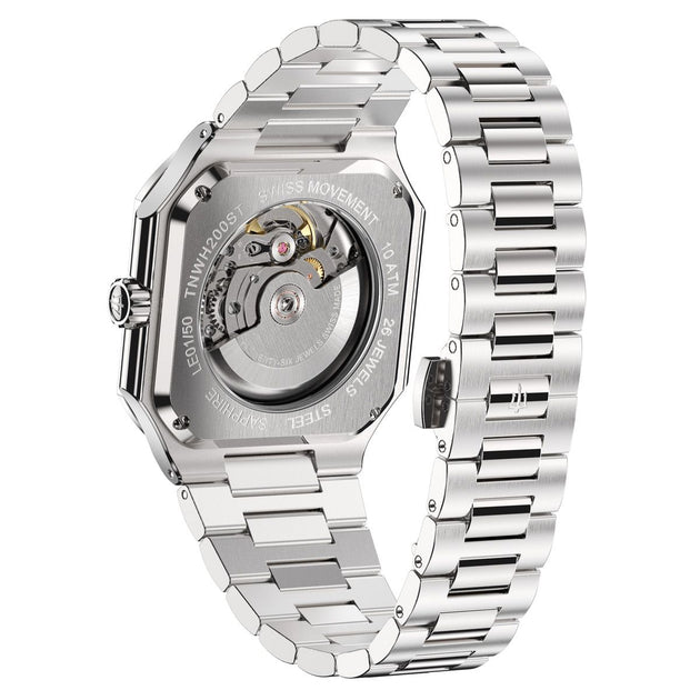 Oceaneva Tenuis Ultra‑Thin Swiss Automatic Silver – Watches.com