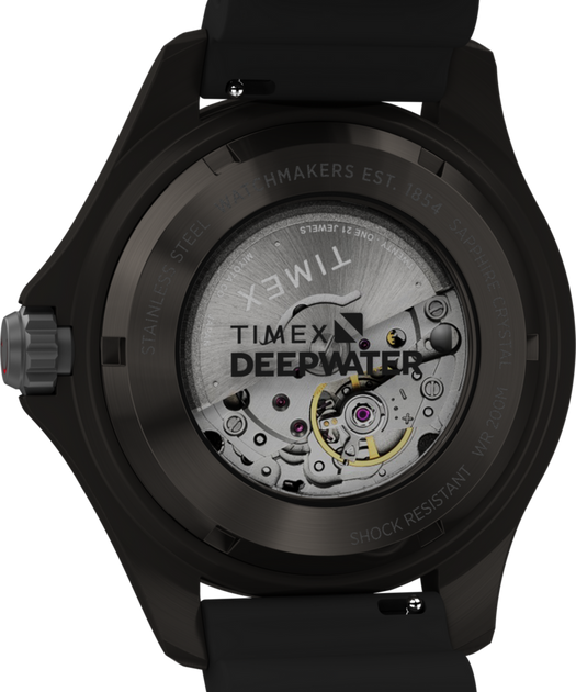Timex Deep Water Tiburon Automatic 44mm Black | Watches.com