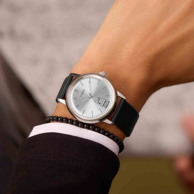 Timex Marlin x Peanuts 75th Anniversary Edition Automatic 40mm Silver ...