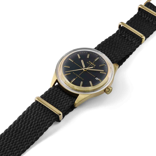 Timex Marlin Jet Automatic 38mm Black | Watches.com