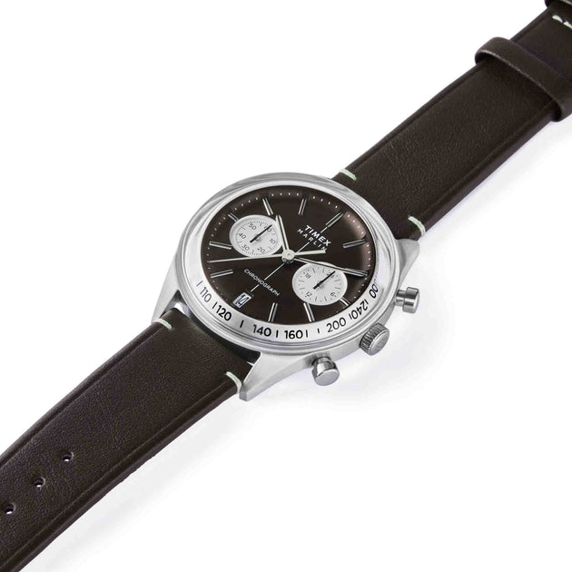 Timex Marlin Jet Quartz Chronograph 40mm Black | Watches.com