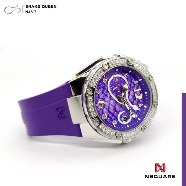 Nsquare SnakeQueen 39mm Automatic Purple – Watches.com