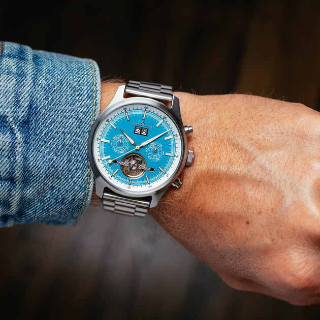 Archetype Blackhawk Automatic Sky Blue | Watches.com