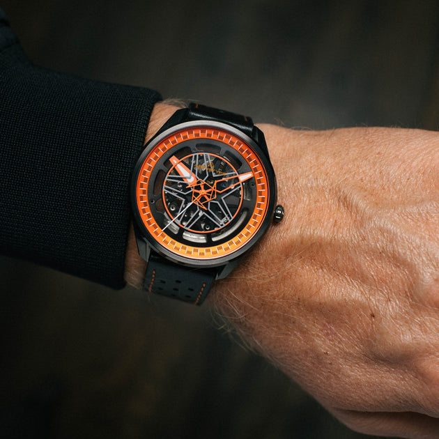 Archetype Challenger Automatic Racing Orange | Watches.com
