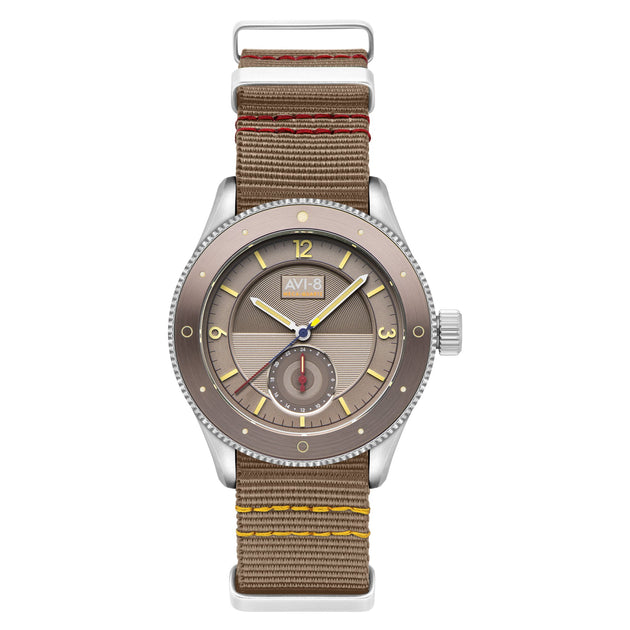 AVI-8 Flyboy Airmaster Sector Meca-Quartz Silver Feather Grey – Watches.com