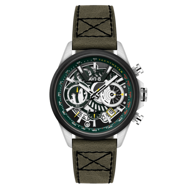 AVI-8 Hawker Harrier Matador Chronograph Viper Green – Watches.com