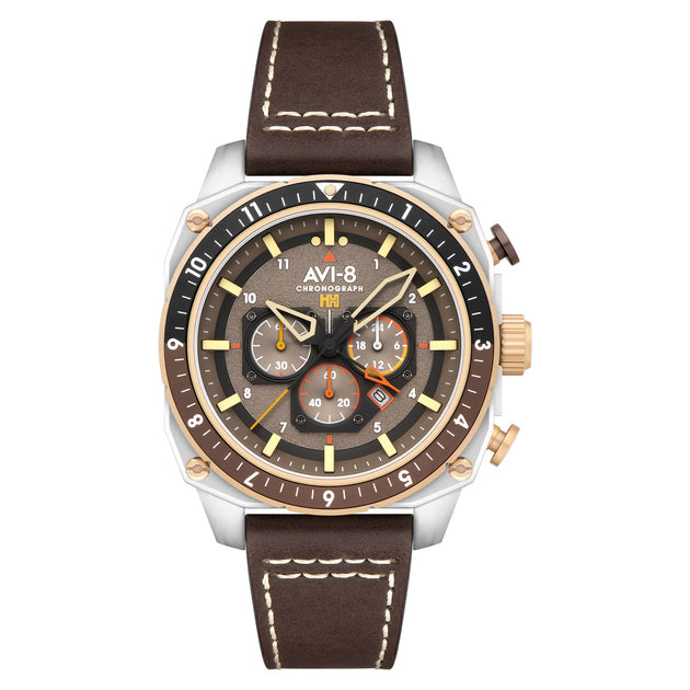 AVI-8 Hawker Hunter Atlas Dual Time Chronograph Slate Grey – Watches.com