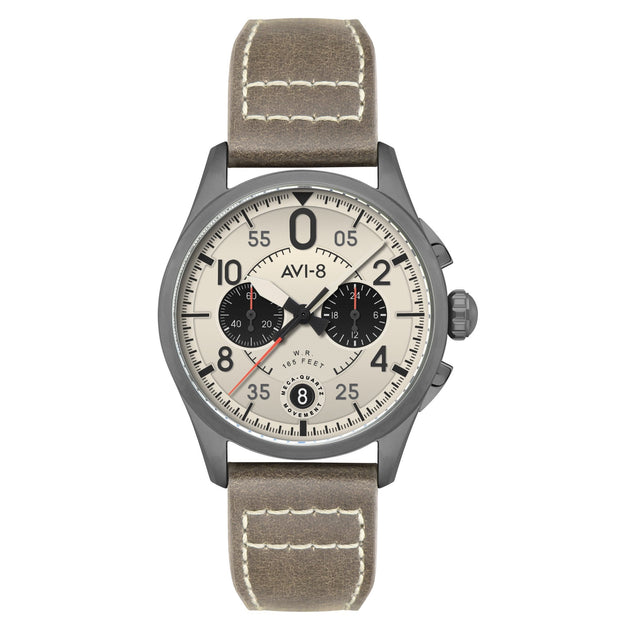 AVI-8 Spitfire Lock Chronograph Ghost Grey – Watches.com