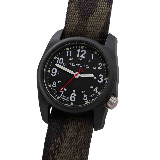 Bertucci DX3 Camo All Black | Watches.com