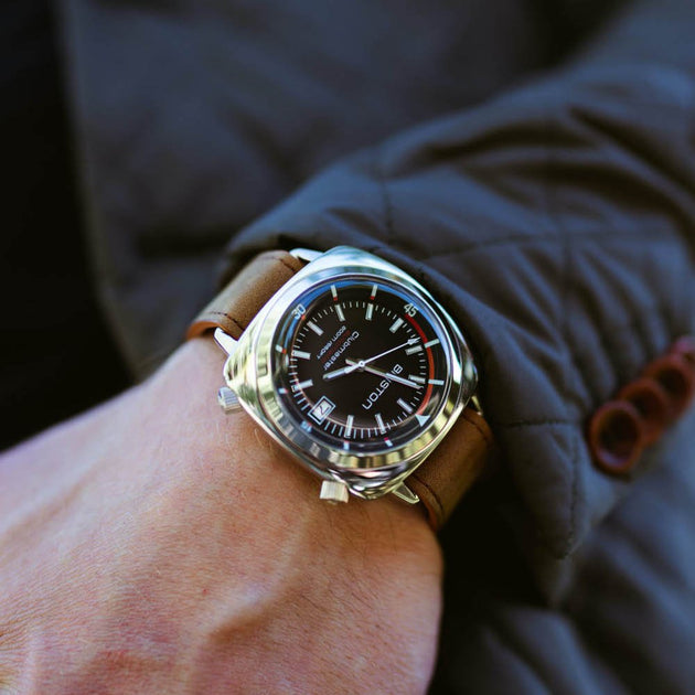 Briston Clubmaster Diver Automatic Steel Black | Watches.com