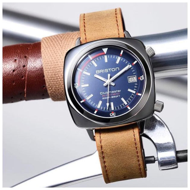 Briston Clubmaster Diver Automatic Steel Blue | Watches.com