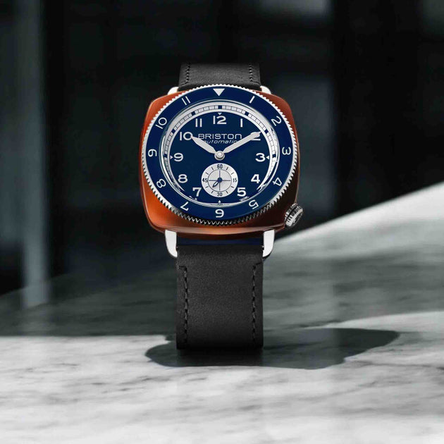 Briston Clubmaster Legend Automatic Small Second Acetate Navy Blue ...