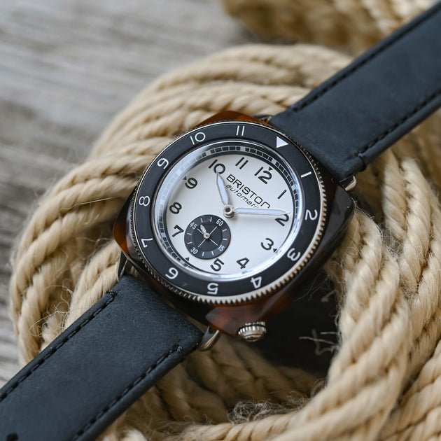 Briston Clubmaster Legend Automatic Small Second Acetate White ...