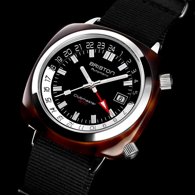 Briston Clubmaster Traveler Swiss Automatic GMT Black Limited Edition ...