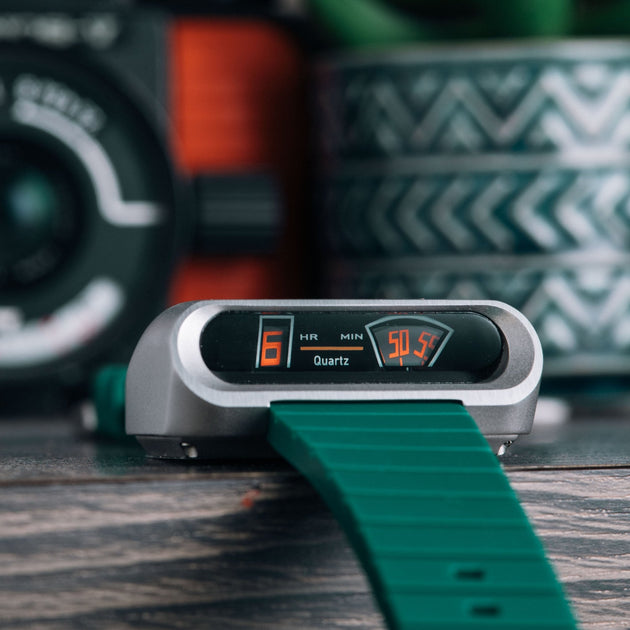 California Watch Co. PCH Driver Jump Hour Forest Green | Watches.com