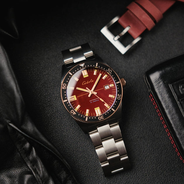 Cadola Noumea Automatic Burgundy | Watches.com