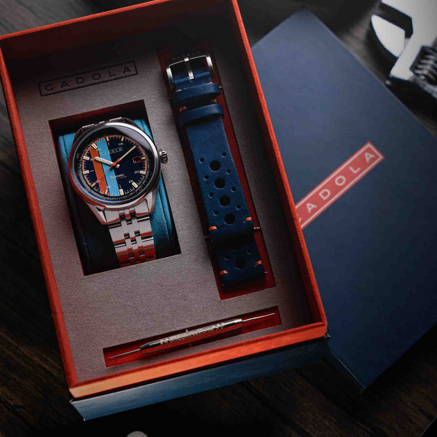Cadola Pista Automatic Denim Blue | Watches.com