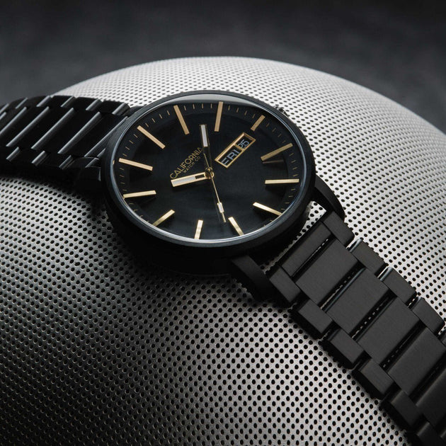 California Watch Co. Mojave SS All Black Gold | Watches.com