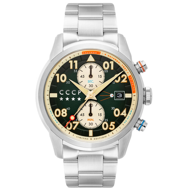 CCCP Space Chronograph Green | Watches.com
