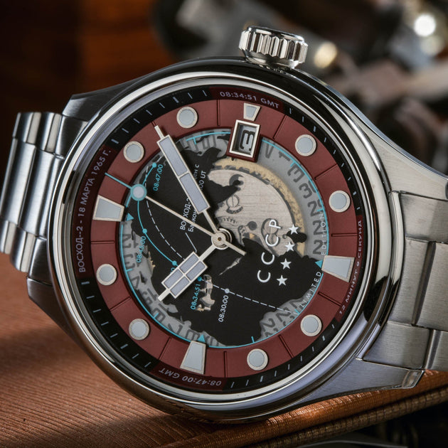 CCCP Space Leonov Automatic Red | Watches.com