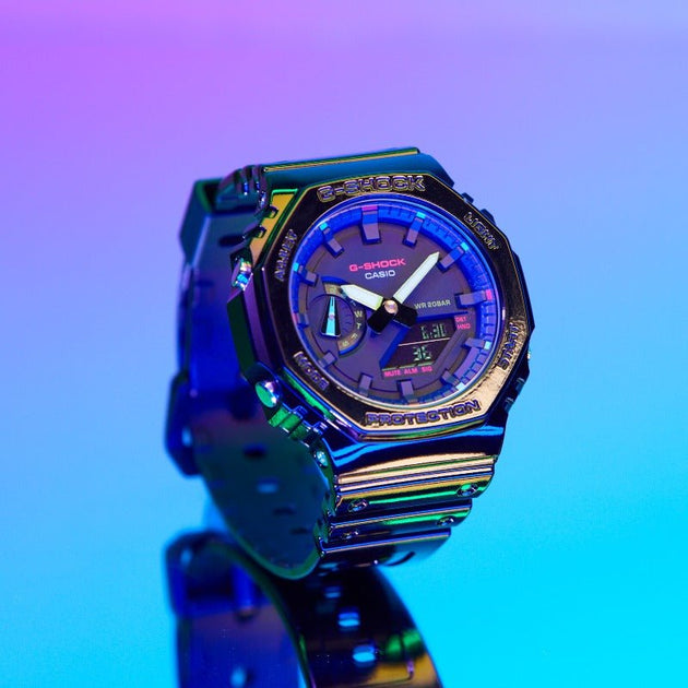 G-Shock GA2100 Gamer's Rainbow Black | Watches.com