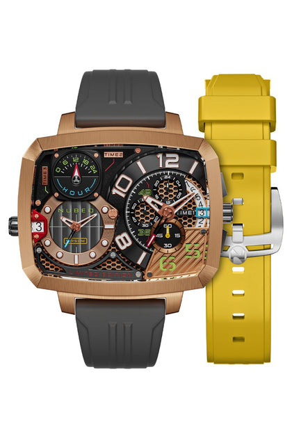 Odyssey Triple Time Zone Chronograph Limited Edition Metallic Rose ...