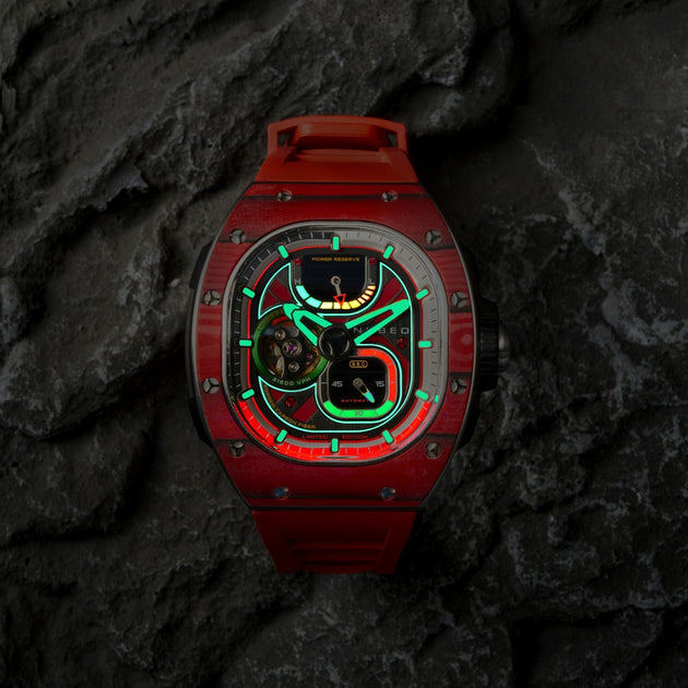 Nubeo Viper Automatic Devils Red Limited Edition | Watches.com