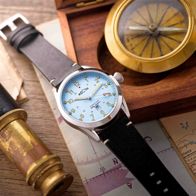 Recta Cavalier 3 Hands Date Frost | Watches.com