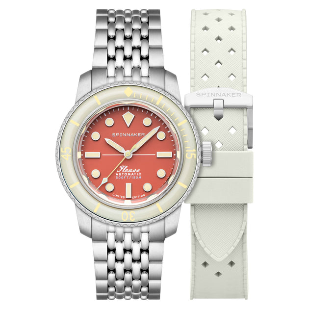 Spinnaker Fleuss 40 Automatic 145th Limited Edition Coral Red | Watches.com