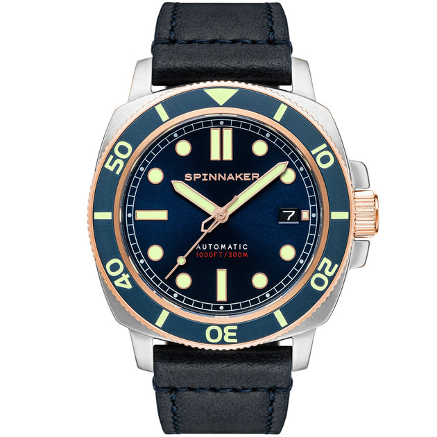 Spinnaker Hull Automatic Officer Blue | Watches.com