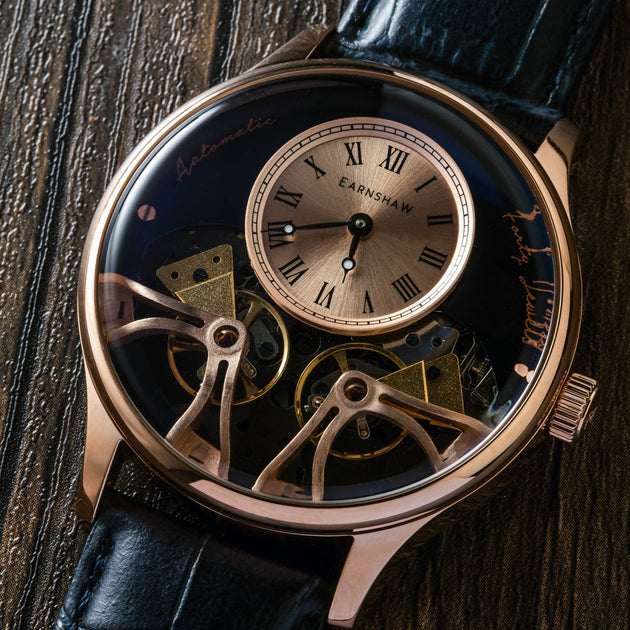 Thomas Earnshaw Scientists Faraday Double Barrel Automatic Deep Rose ...