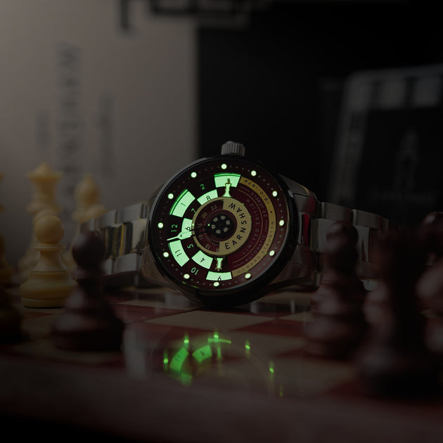 Staunton Chess Set Automatic Bishop Red – Watches.com