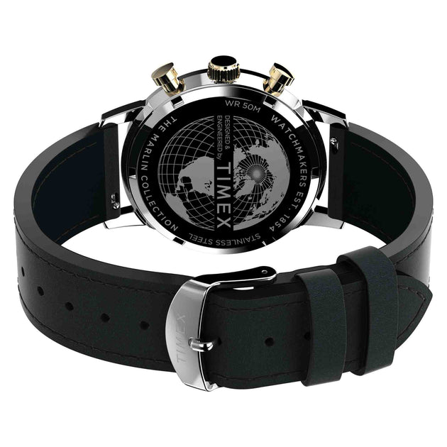 Timex Marlin Tachymeter Chronograph 40mm Gold | Watches.com