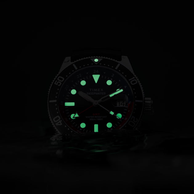 Timex Deepwater Reef 200 GMT 40mm Black | Watches.com